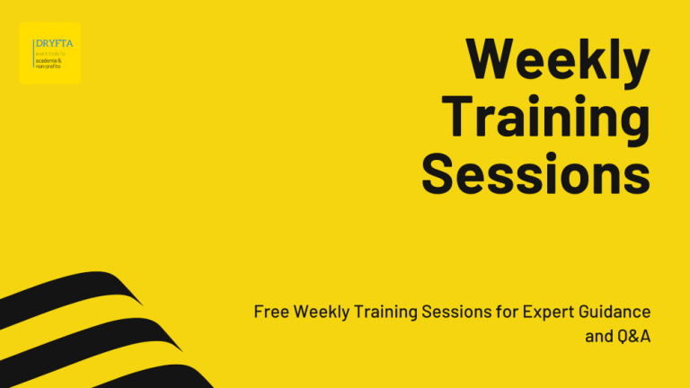 Free Weekly Training Sessions for Expert Guidance